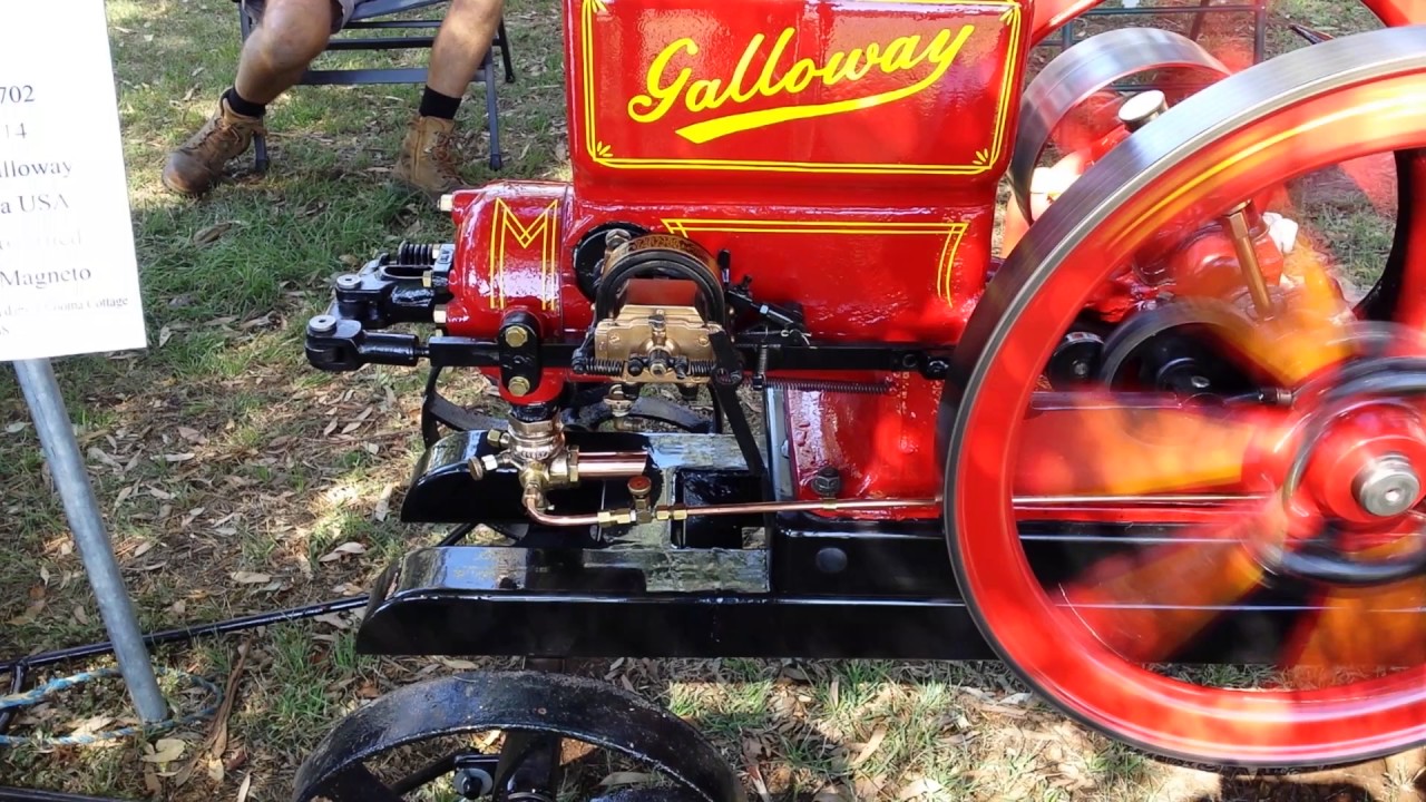 Galloway 4 HP Stationary Engine - YouTube