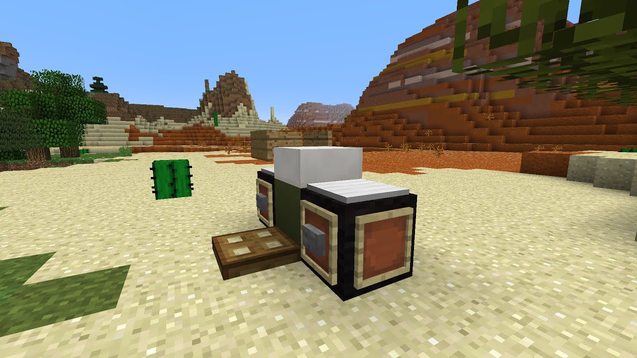 Minecraft Lawn Mower - YouTube