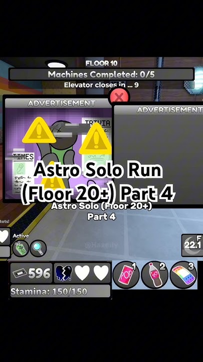 Full vid is up! Astro Solo Run (Floor 20+) Pt 4, Join my runs follow @piqblox for a CHANCE ...
