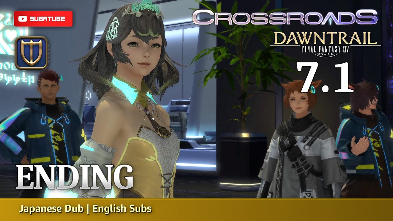 FFXIV 7.1 Crossroads Ending - Japanese Voice English Subs - YouTube