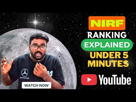 NIRF Ranking System Explained under 5 minutes | Parameters in NIRF ...