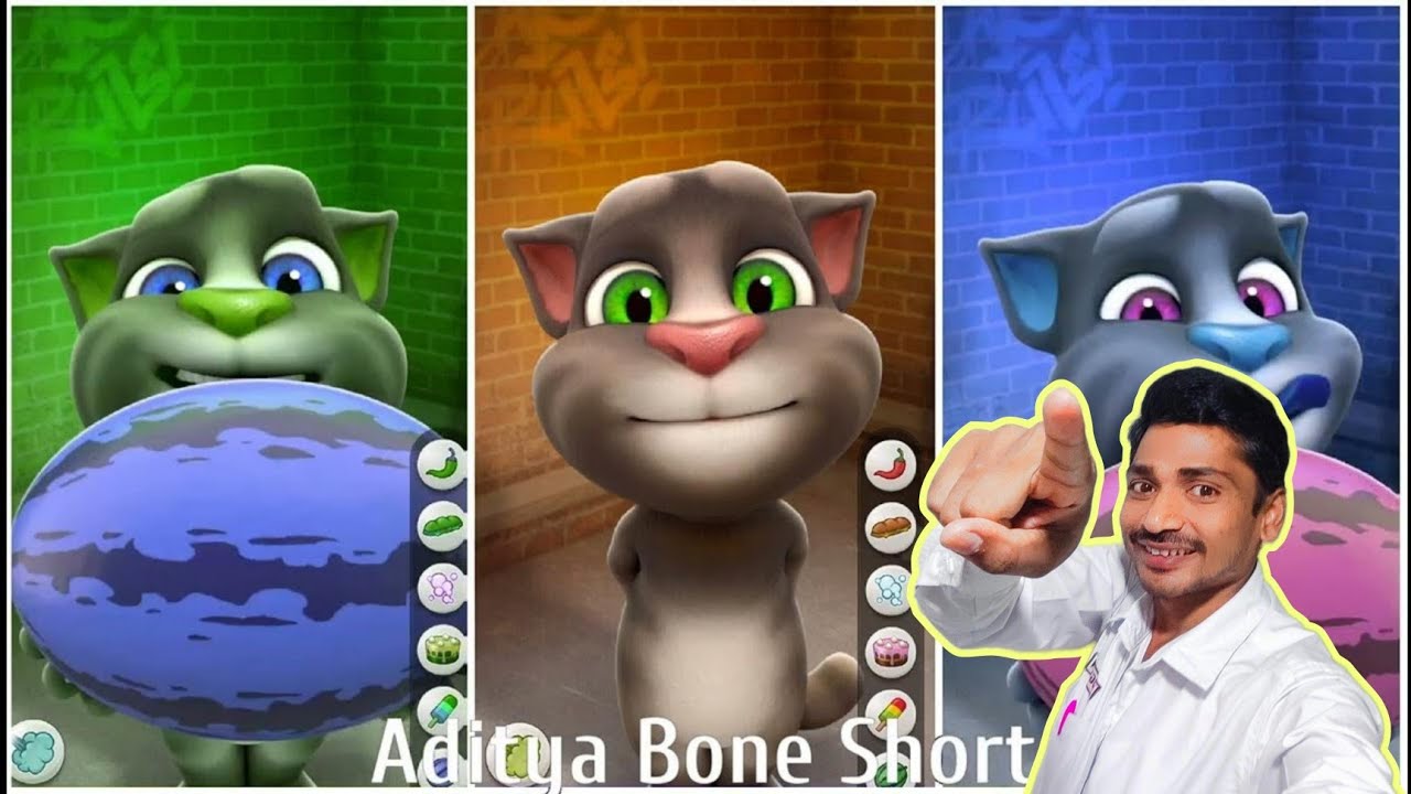 TALKING TOM FUNNY MOMENTS and Eiting food🍉🍉 #talkingtom #talkingangela ...