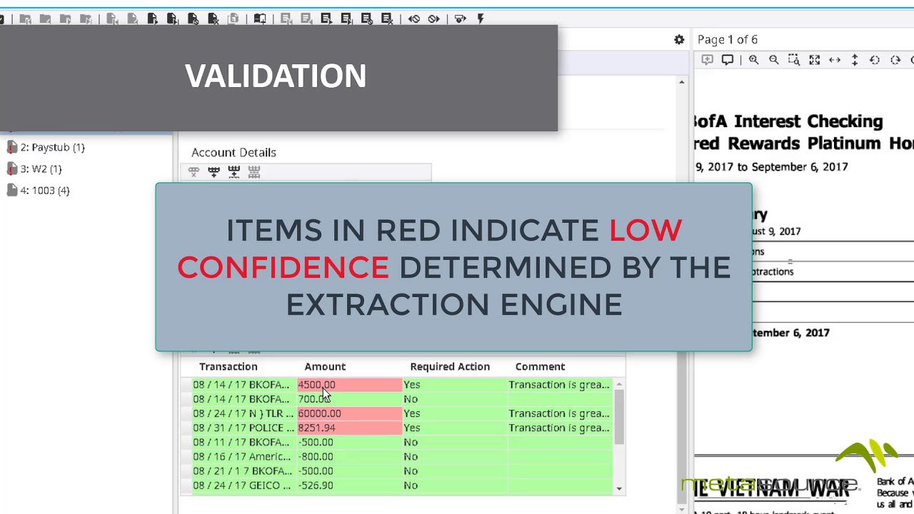 MetaSource Document Capture for Mortgage Income and Asset Documents ...