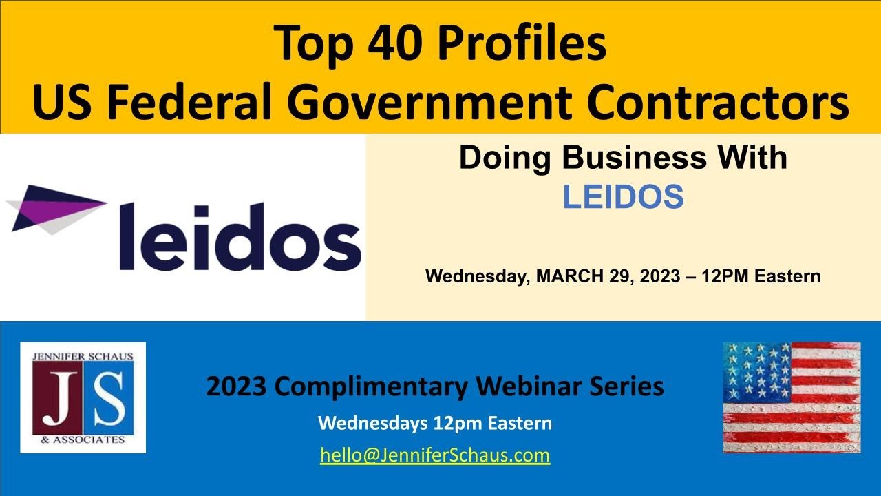 Top 40 Federal Contractors - PROFILE #8 - Leidos - YouTube
