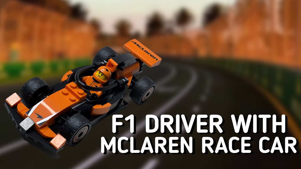 LEGO F1 - F1 Driver With McLaren Race Car. Speed Building💛 - YouTube