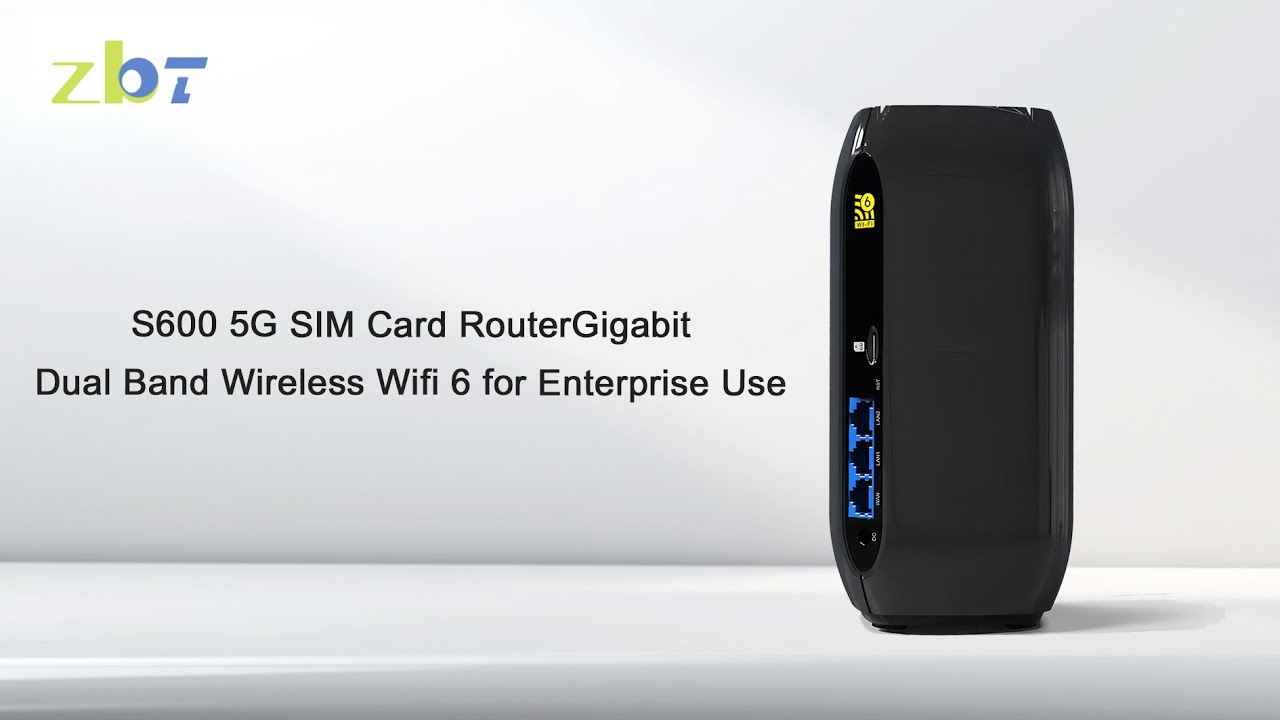 S600AX 3600Mbps Gigabit 5G wifi 6 CPE Router - YouTube
