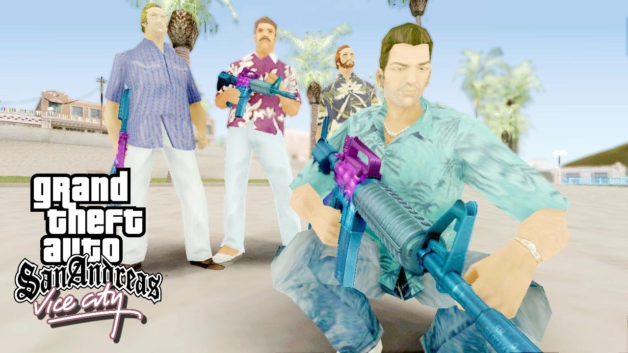 LOS MEJORES MODS DE GTA VICE CITY PARA GTA SAN ANDREAS - YouTube