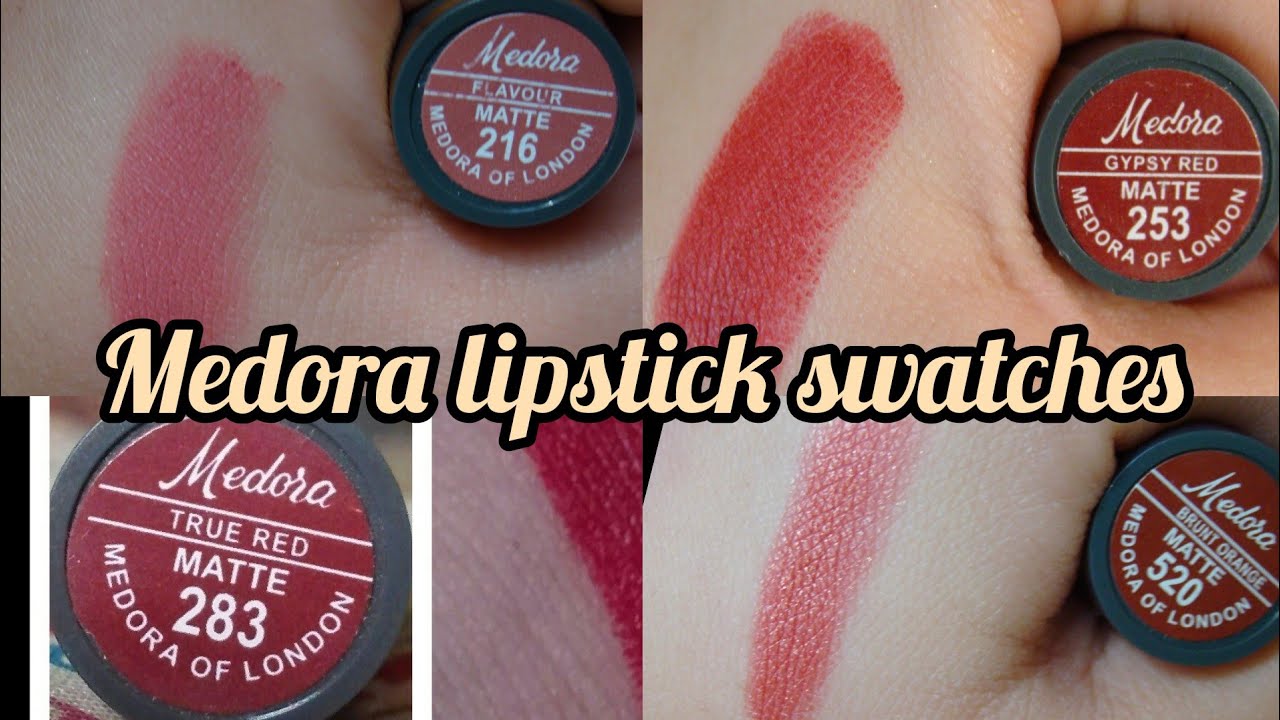 Medora Lipstick swatches | medora lipstick | nude lipstick - YouTube