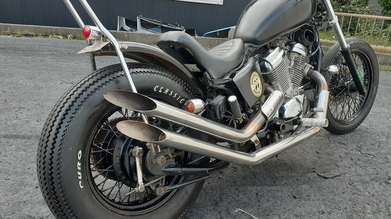 HONDA Steed 400 Custom - YouTube