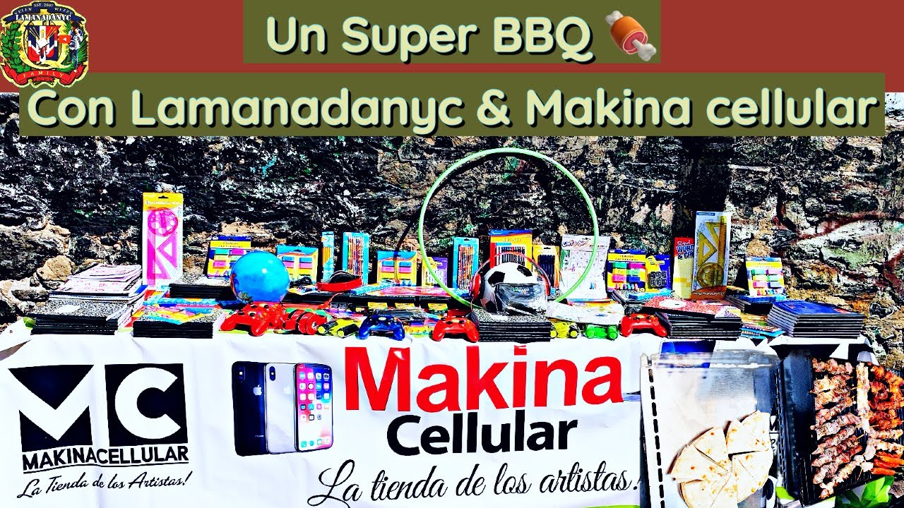 UN SUPER BBQ 🍖 CON LAMANADANYC & MAKINA CELLULAR - YouTube