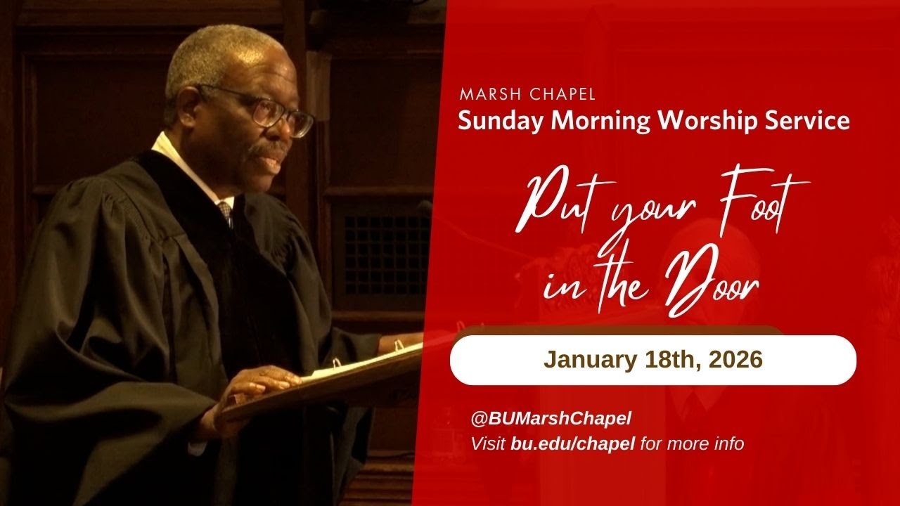 Sunday Morning Worship Service at Marsh Chapel | January 18, 2026 - YouTube