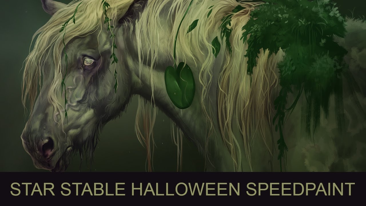 Star stable speedpaint Halloween horse by Fisky - YouTube