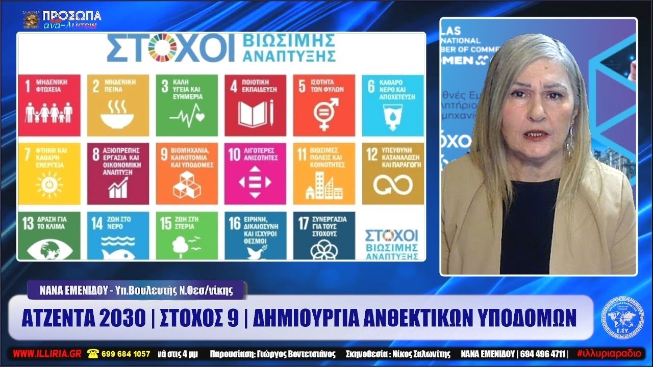 ΝΑΝΑ ΕΜΕΝΙΔΟΥ | ΣΤΟΧΟΣ 9 : ΔΗΜΙΟΥΡΓΙΑ ΑΝΘΕΚΤΙΚΩΝ ΥΠΟΔΟΜΩΝ | ΙΛΛΥΡΙΑ WEB ...