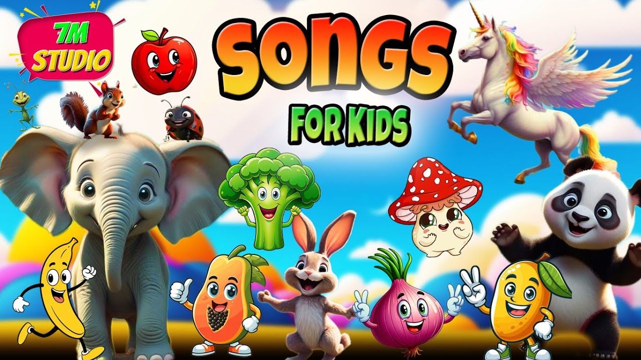 Children's song | Bunny Song | Insect Song | Unicorn Song | Rubber ...