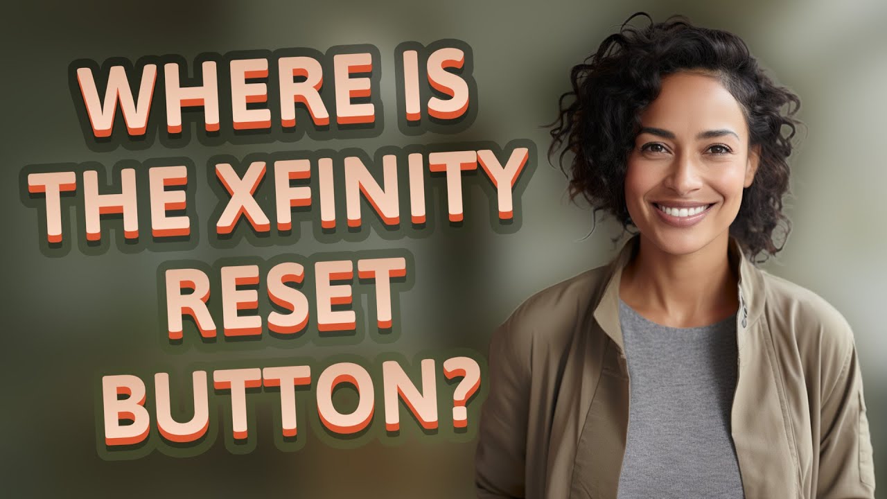 Where is the Xfinity reset button? - YouTube