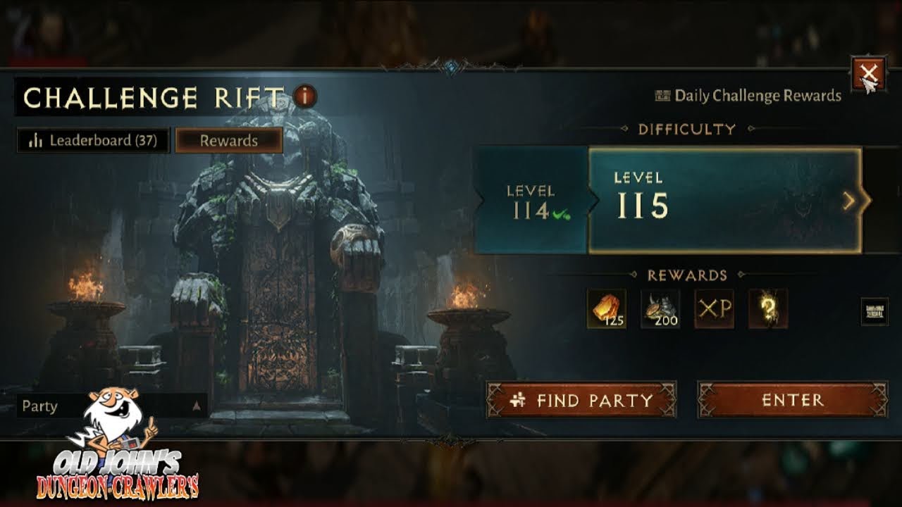 Diablo Immortal : Challenge Rift (Solo Level 114) - YouTube