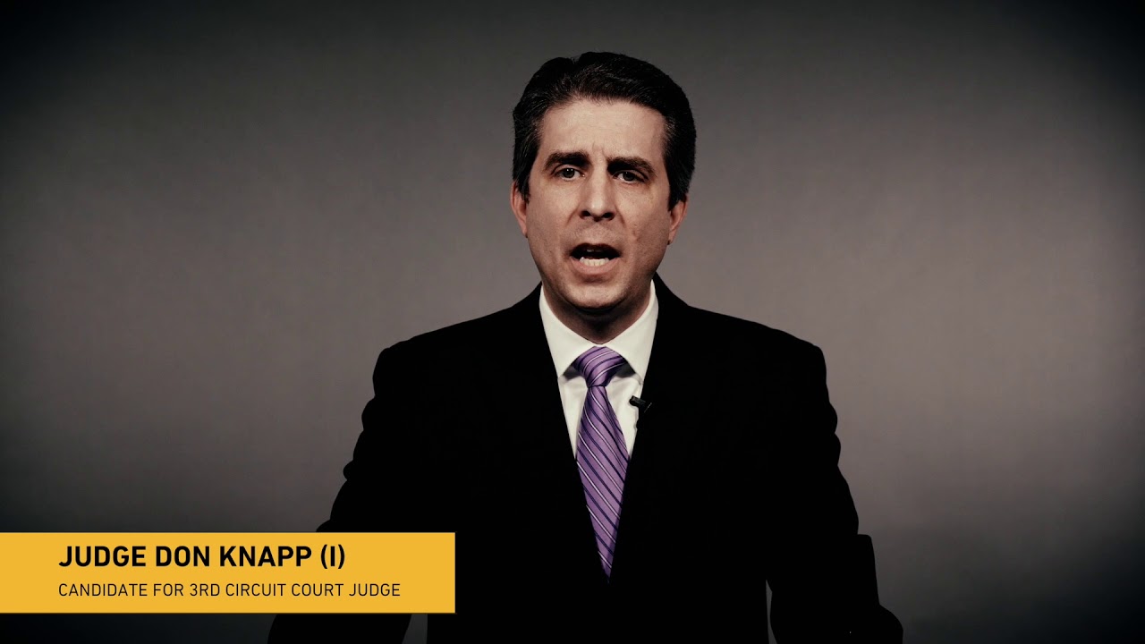 Judge Don Knapp - Candidate for Partial Term ending 1/1/21 - YouTube