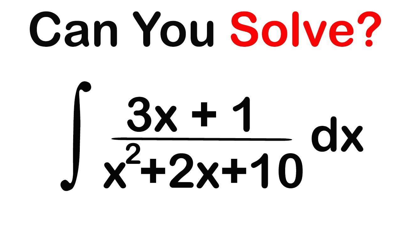 You Should Use This Integration Trick | The Easiest Way Solve This ...