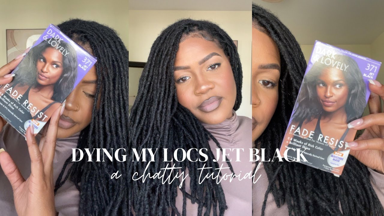 Dye My Locs With Me | Loc transformation, getting rid of my bleached ...