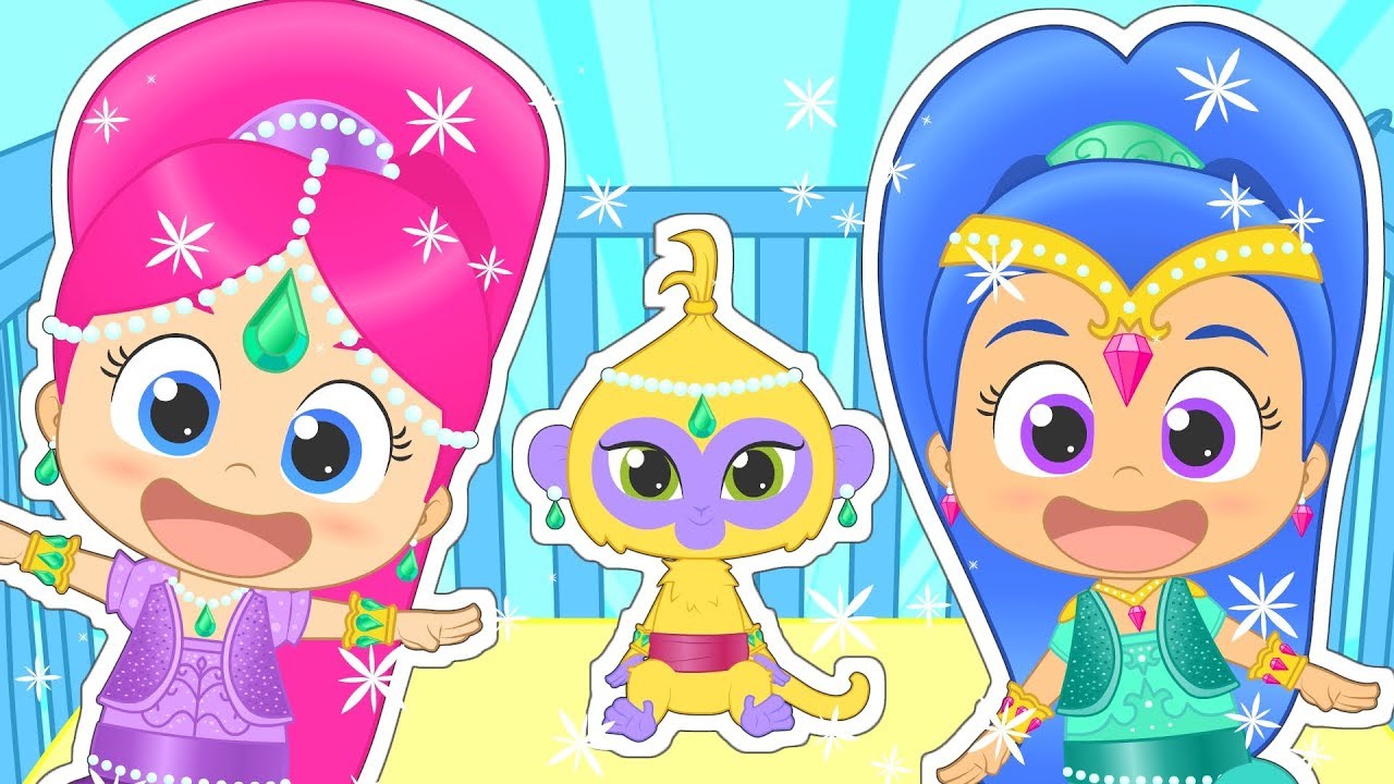 FIVE LITTLE BABIES with SHIMMER and SHINE | Nursery Rhymes for Toddlers ...