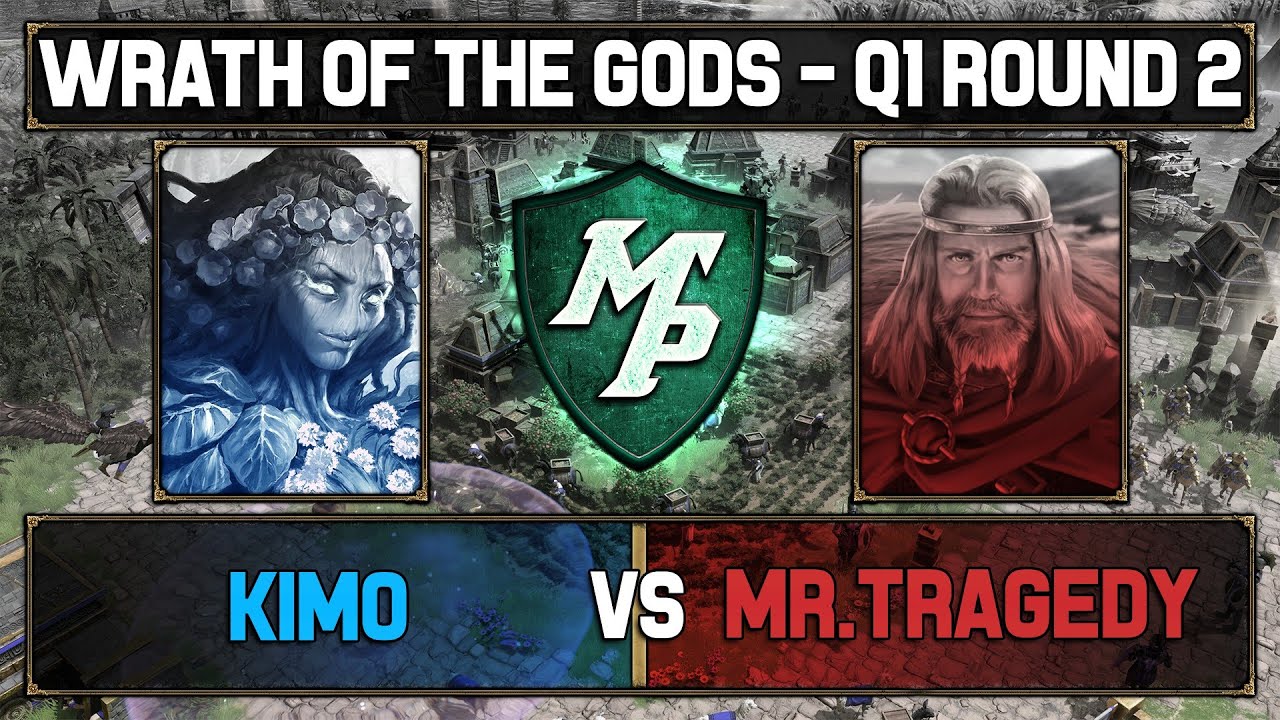 Age of Mythology: $15,000 Wrath of the Gods Tournament - Qualifier 1 - Kimo vs Mr Tragedy - YouTube