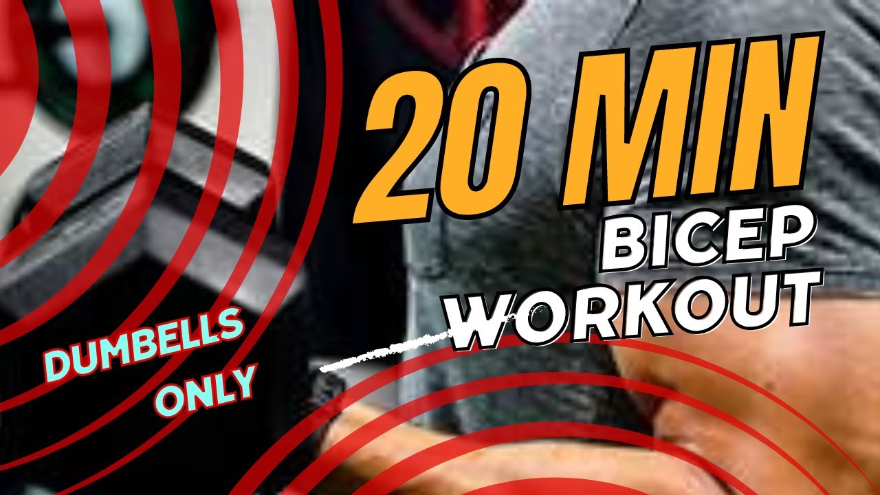 20 Minute bicep dumbell workout - YouTube