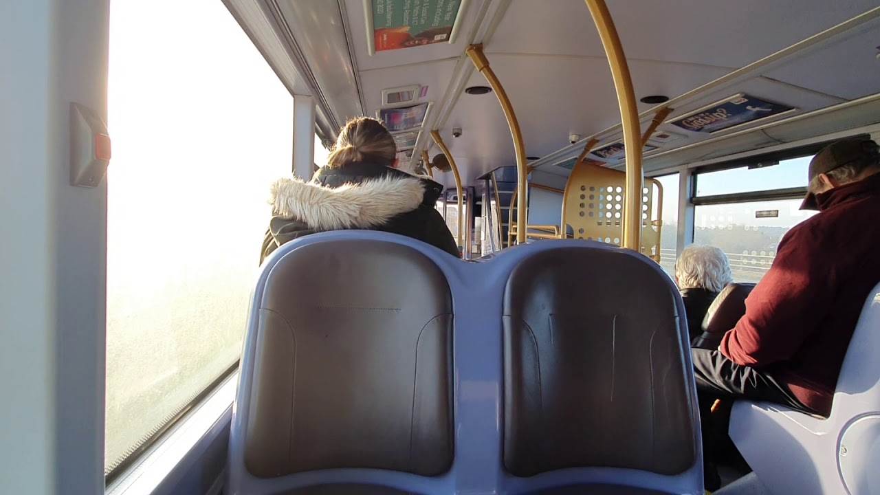 *FULL THRASH!* First Eastern Counties ADL E400 E40D 33821 Route X1 ...