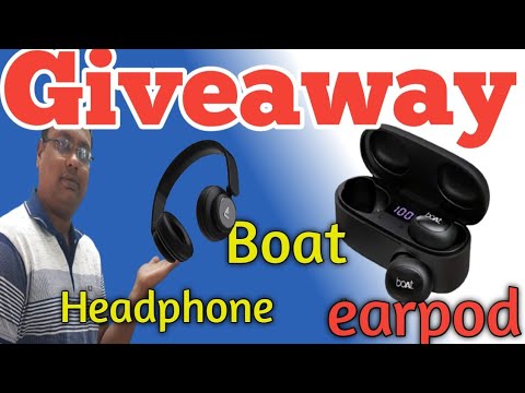 Giveaway 2021. Boat Earpods AND Boat Bluetooth Headphone Giveaway 2021 ...