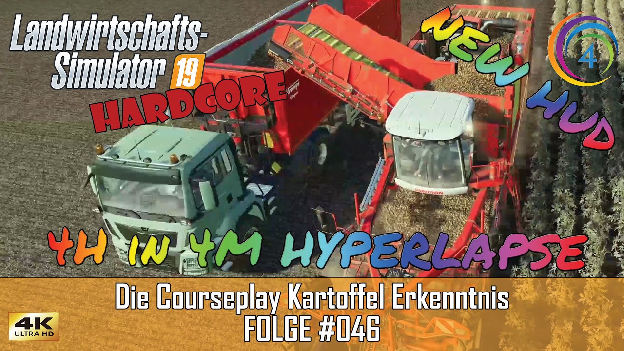 LS19 - HARDCORE #046 | Die Courseplay Kartoffel Erkenntnis | FS19 | Let ...