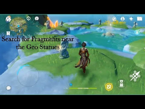 Search for Fragments near the Geo Statues - YouTube