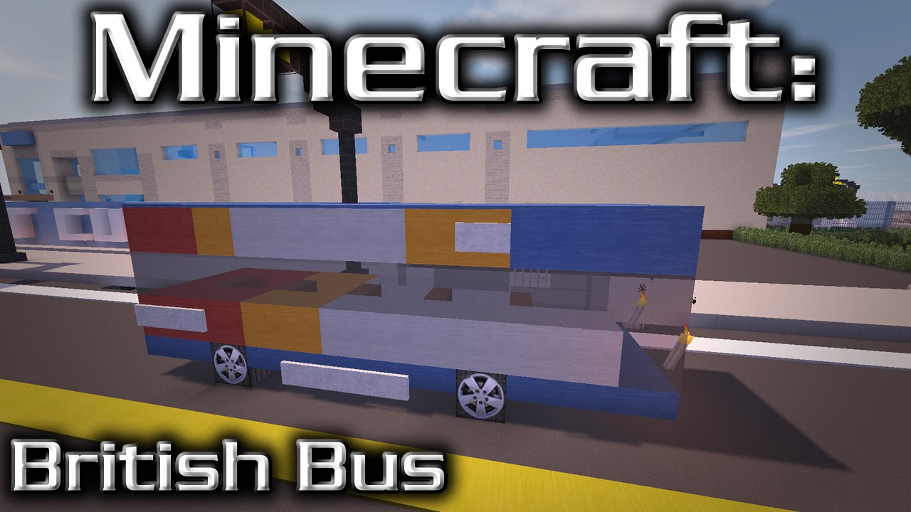 Minecraft: British Bus Tutorial (Designed By TJC05) - YouTube