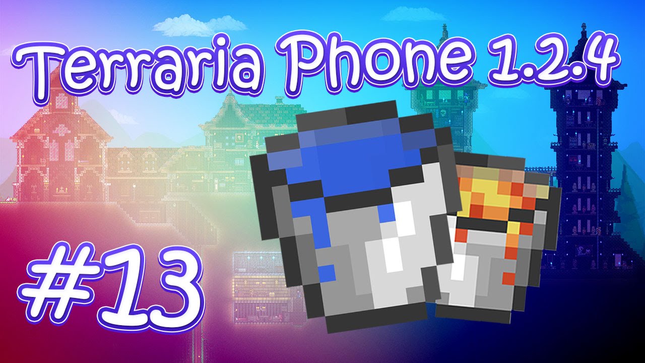 LP. Terraria Phone 1.2.4 #13 (Ферма обсидиана) - YouTube