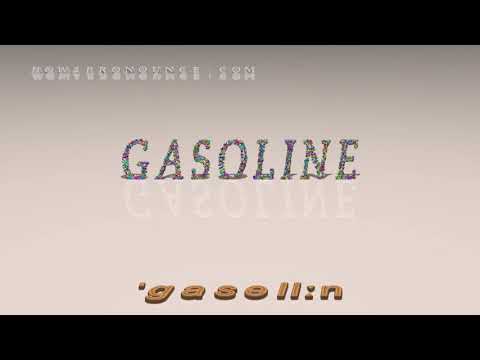 gasoline - pronunciation + Examples in sentences and phrases - YouTube
