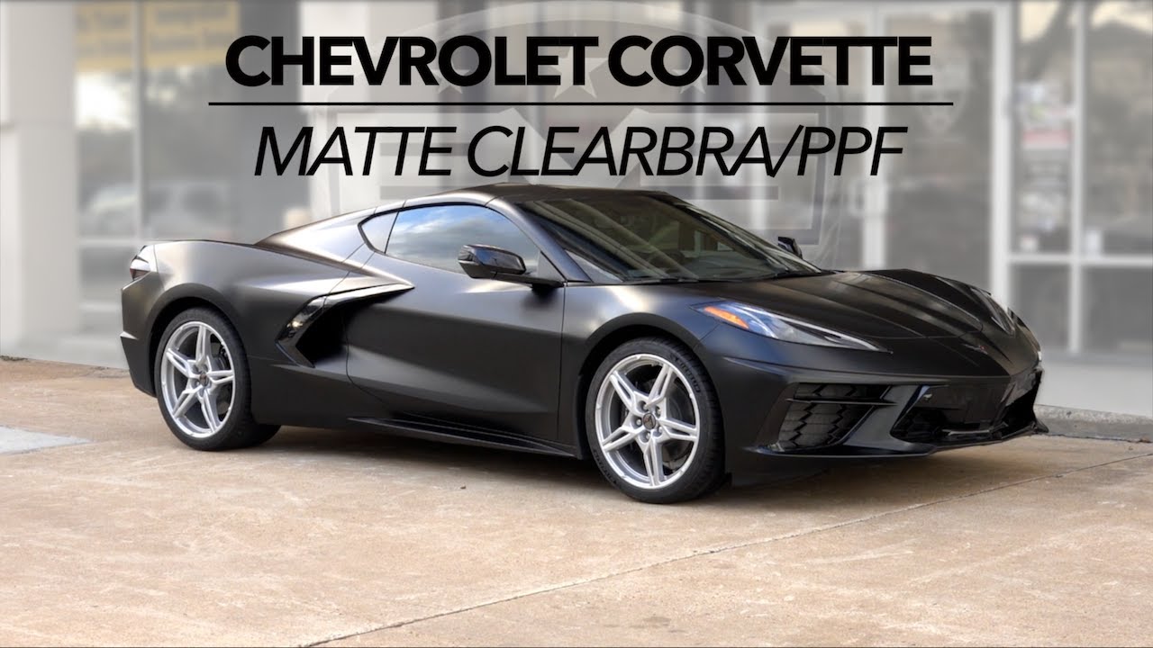 Corvette Stingray 2022 Matte Black