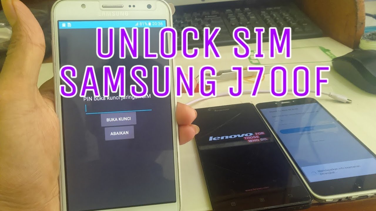 cara unlock sim samsung J700f - YouTube