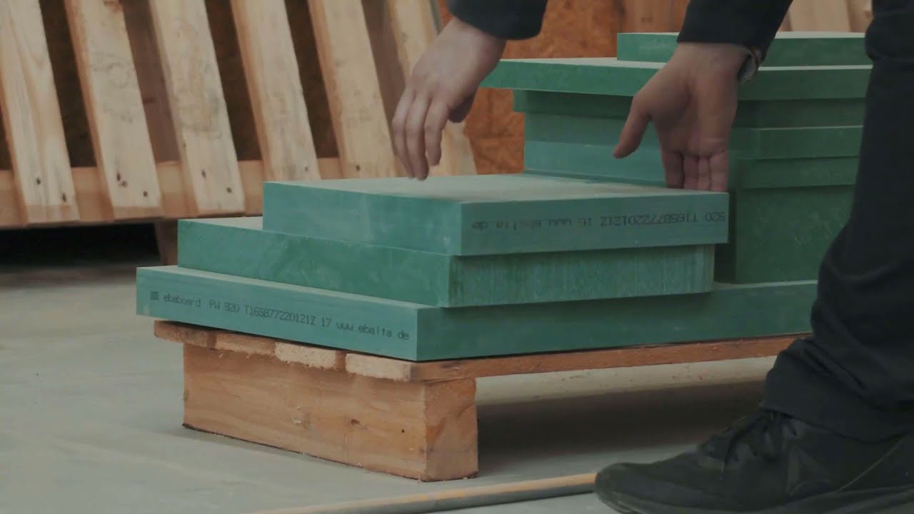 ebalta - ebaboard PW 920 İşlenebilir Blok Malzeme - YouTube