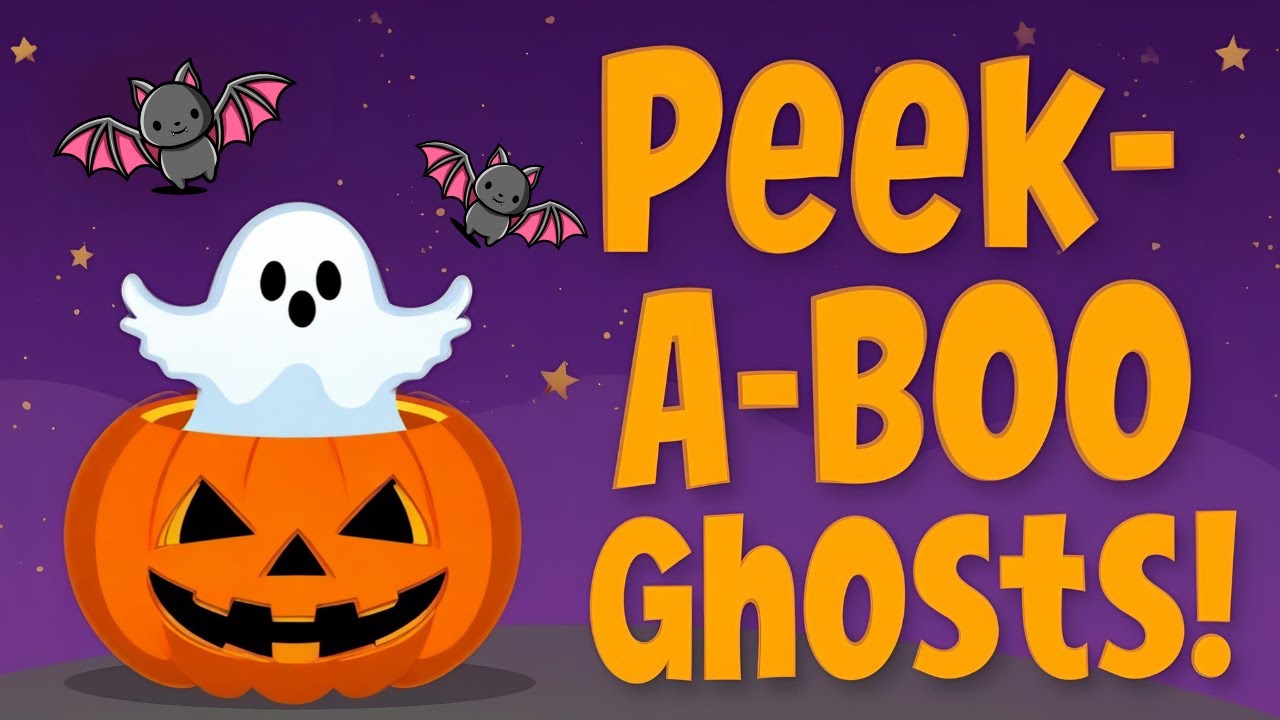 Peek-a-Boo Ghosts 👻 | Fun Halloween Song for Toddlers & Kids | Cute Not ...