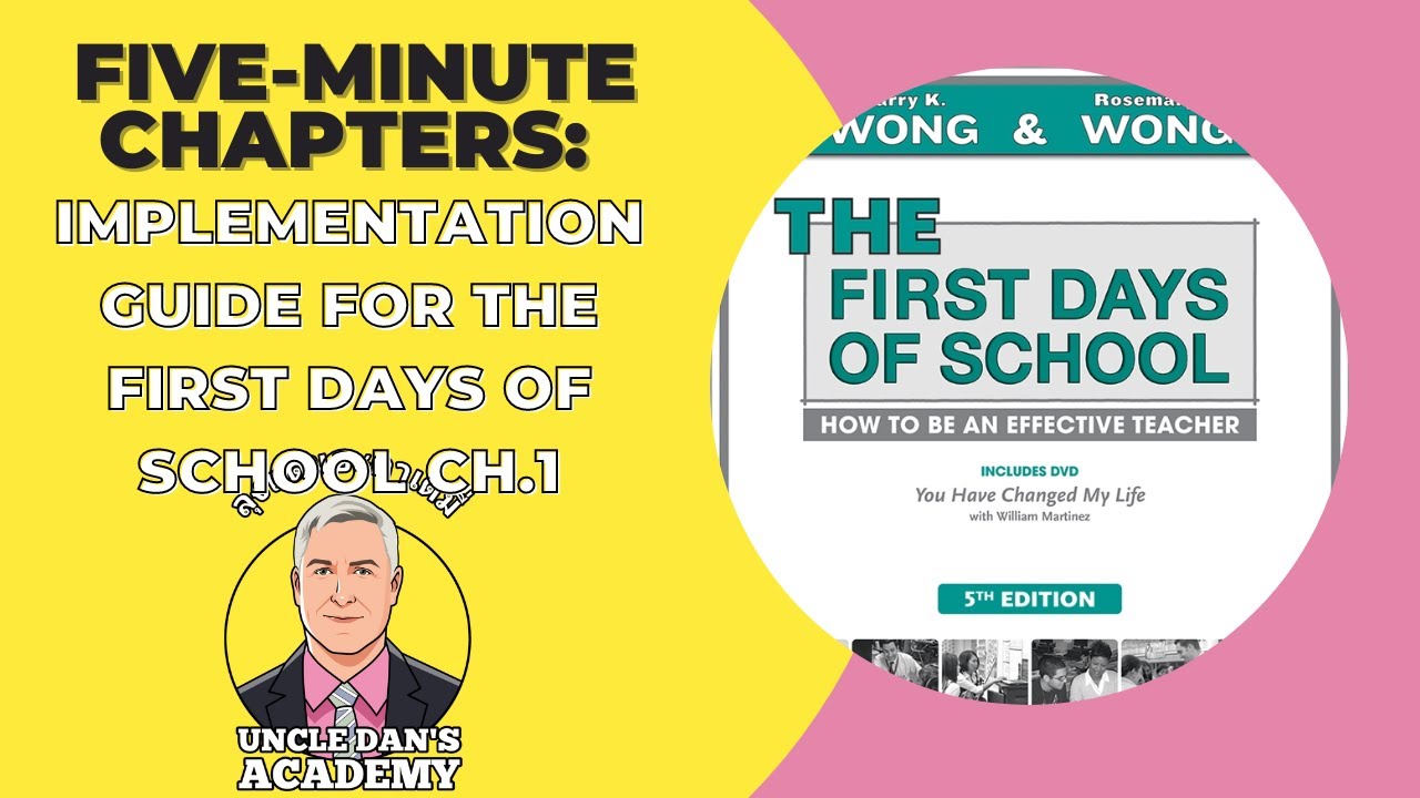 Five-Minute Chapters: First Days of School Ch.1 Effective Teachers ...