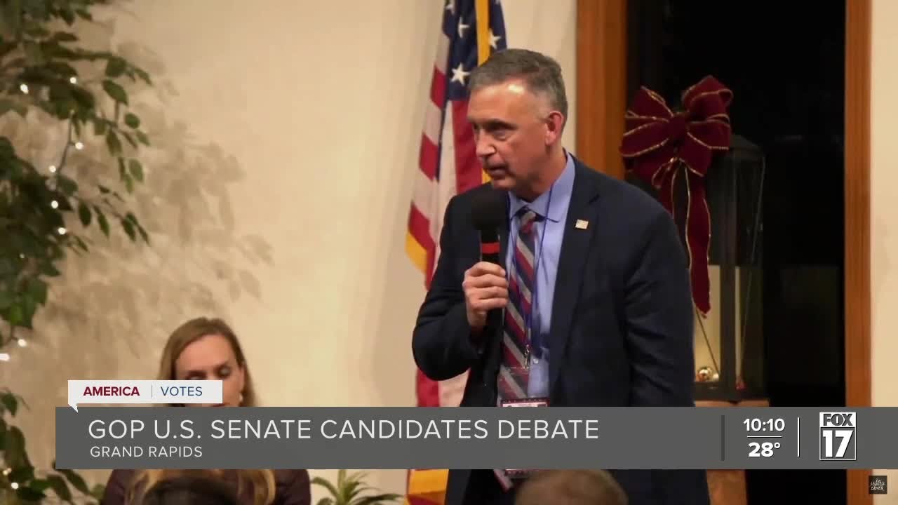 Stand Up Michigan Kent Co. hosts MI U.S. Senate GOP Debate - YouTube