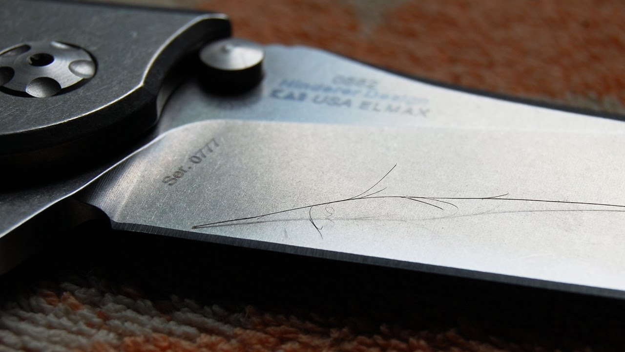 ZT 562 elmax's edge retention test - YouTube