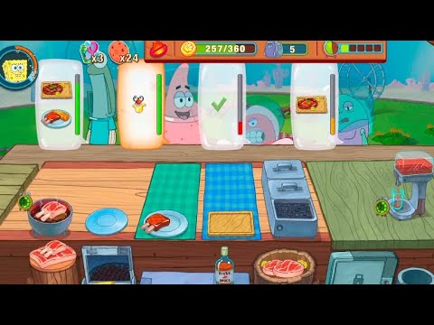 SpongeBob Get Cooking - SpongeBob's A BBQ Master! - YouTube
