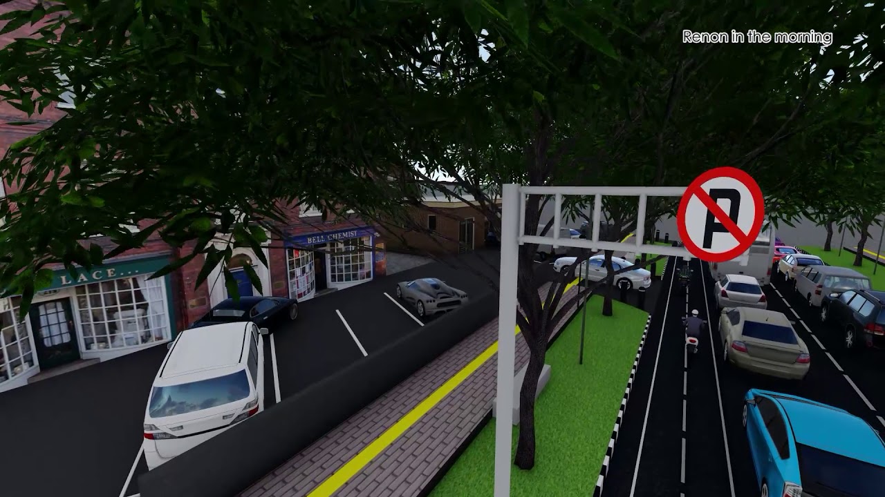 Konsep Desain Lanskap Jalan Kawasan Renon - YouTube