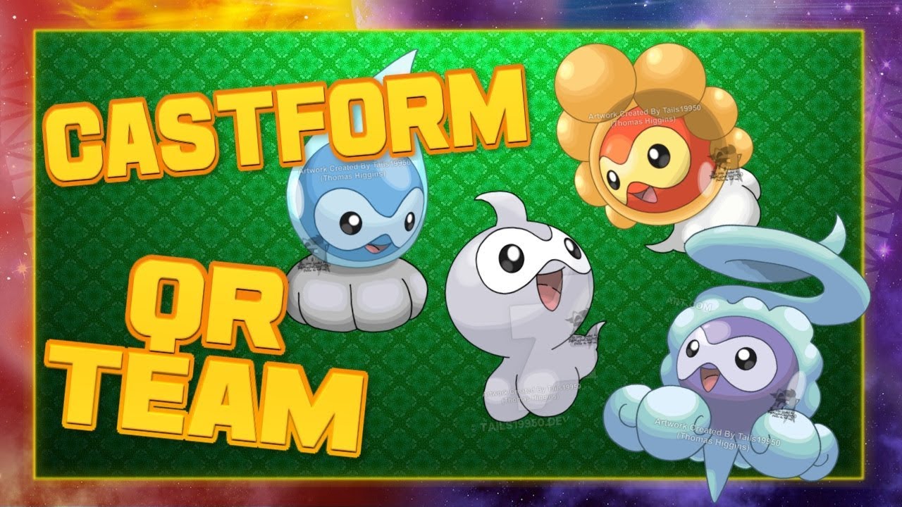 Pokemon VGC 2018 - Castform QR code! - YouTube