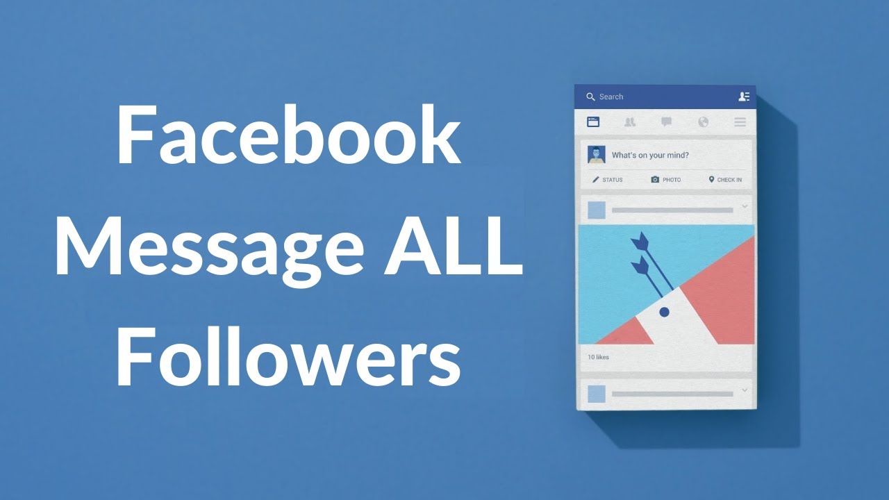 Send Message To All Followers On Facebook Page - YouTube