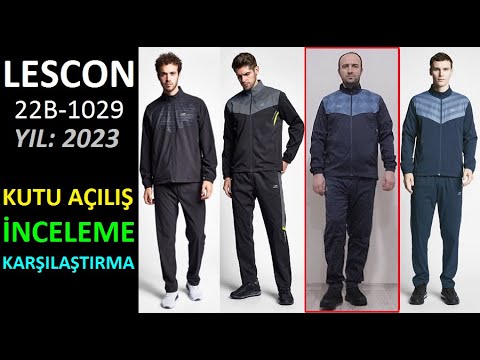 Lescon erkek eşofman takımı incelemesi 22b-1029, lescon 23b-1043  Test 2023 model
