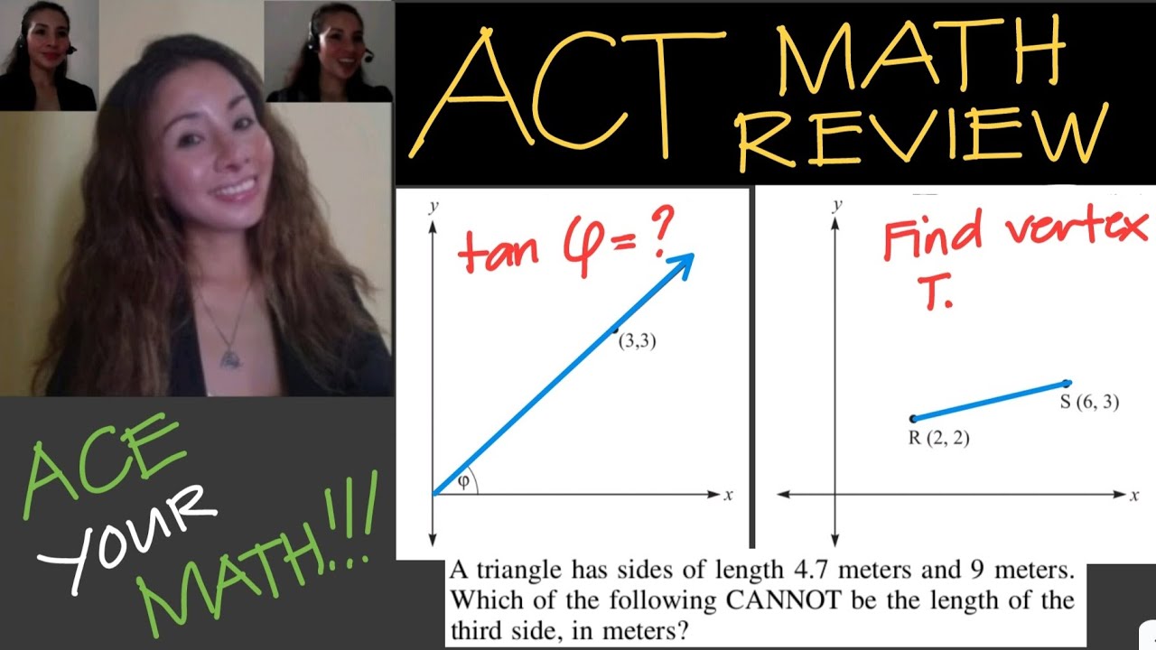 ACT MATH REVIEW: SOLVED MATH PROBLEMS by Jane Maciejewski - YouTube