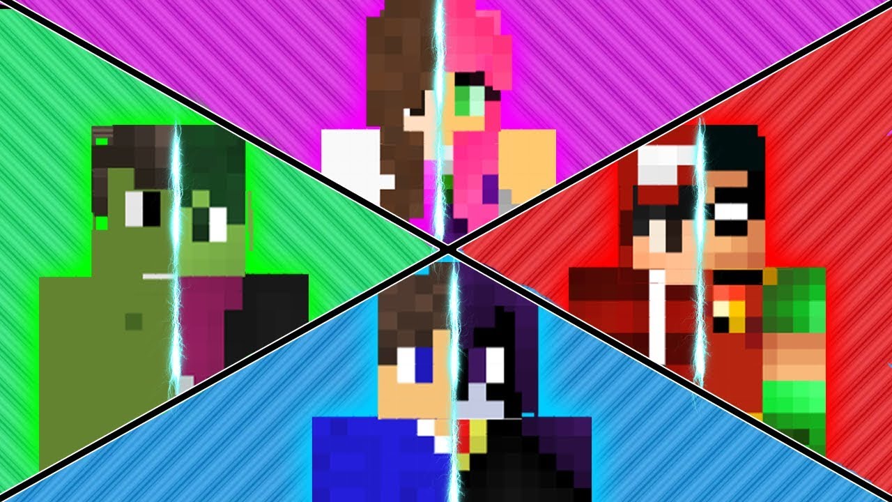 VIRAMOS OS JOVENS TITÃS EM AÇÃO no MINECRAFT??? (TEEN TITANS GO!) - YouTube