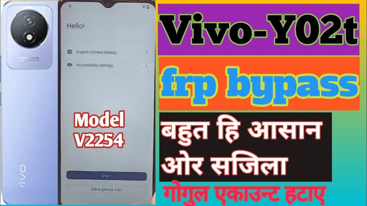vivo y02t frp bypass new trick|Vivo y02t v2254 frp bypassAndroid13 ...