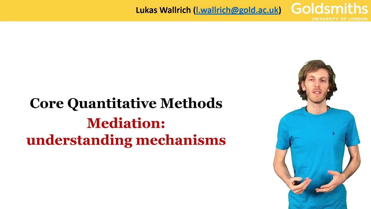 Mediation: testing processes - YouTube