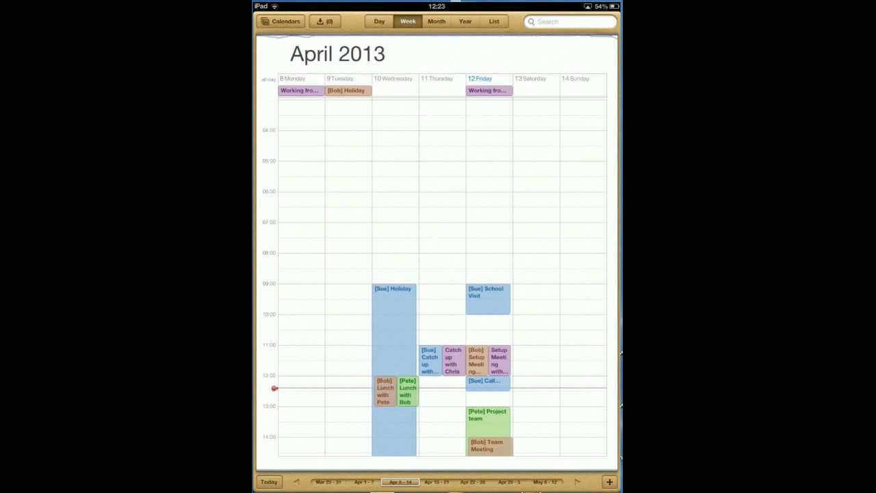 Sharing Calendars on Mobile Devices - CalendarONE App - CalendarONE ...